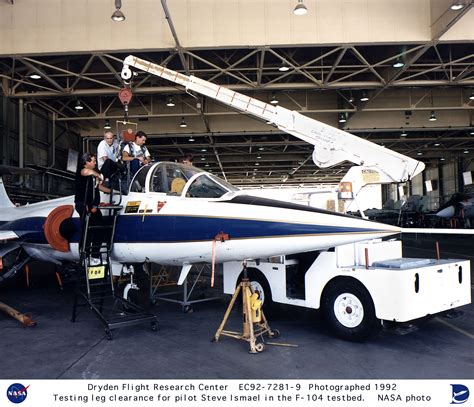F 104 Ec92 7281 9 Test Legroom In F 104 Testbed For Research Pilot