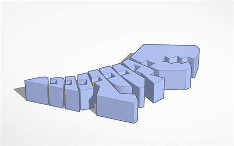 3d Design Dino Tinkercad
