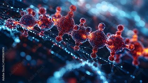 Microscopic Close Up View Of The Detailed Structure And Cellular Makeup