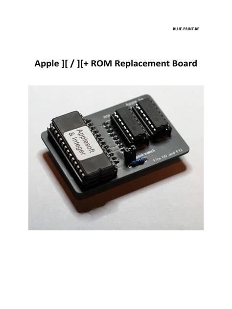 Fit Apple Rom Replacement Board For Applesoft And Integer Basic Pdf