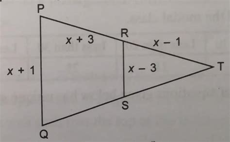 Find the value of x for which PQ || RS in figure, - Brainly.in