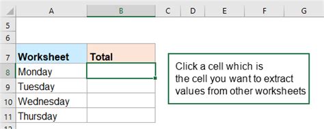 How To Reference Same Cell From Multiple Worksheets In Excel