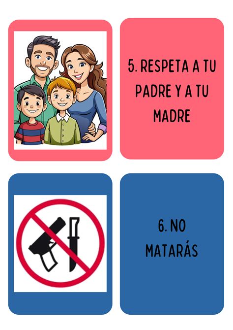 Pin En Los 10 Mandamientos