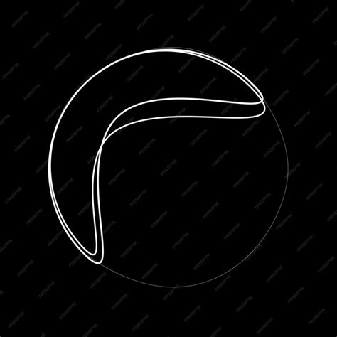 Premium Vector Abstract Oval Lines Background With Geometric Circles