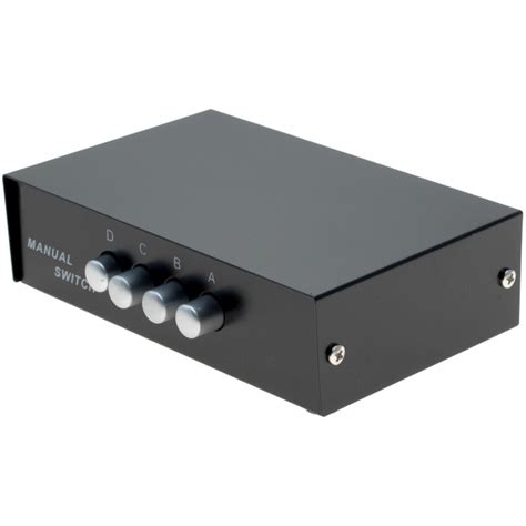 Ports VGA Manual Switch Box X DB HD Female Mechanical Switch