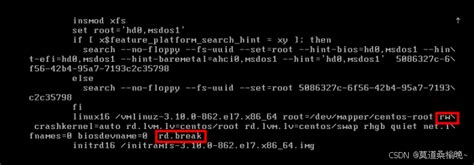 centos7破解root密码，重置root密码 centos7忘记root密码怎么解决 csdn博客