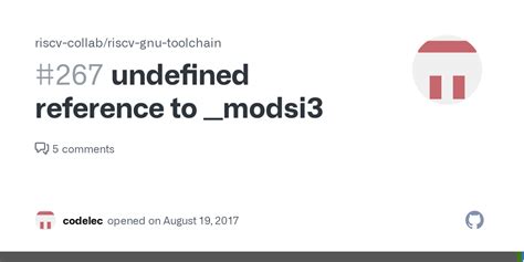 Undefined Reference To Modsi3 · Issue 267 · Riscv Collabriscv Gnu