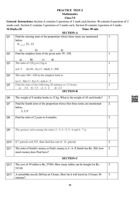 Class 6 Maths Notes For Ratio And Proportion Pdf Study Material Aglasem