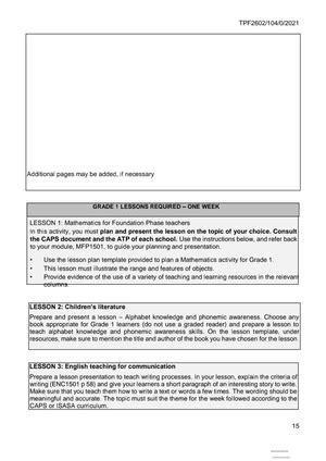 Solved When Submitting Your Portfolio The Following Should Be Taken