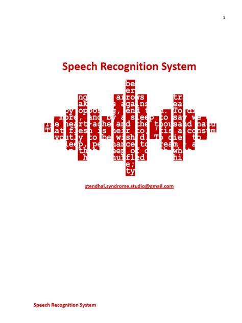 unreal speech recognition system pdf speech recognition computing