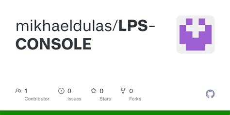 GitHub Mikhaeldulas LPS CONSOLE