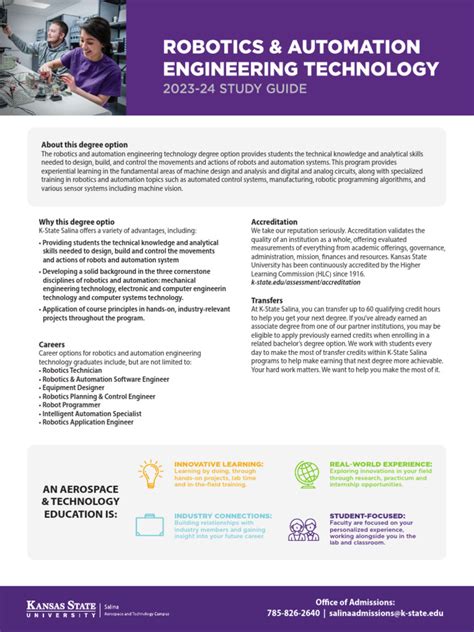 Robotics Automation Pdf Automation Academic Degree