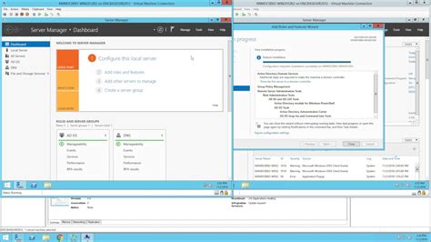 Adding And Configuring The Active Directory Domain Services Role To Hyper V Virtual Machines