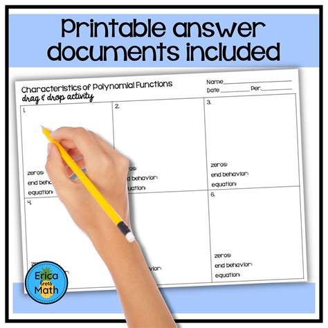 Graphs Of Polynomial Functions Digital Drag Drop Activity Made By Teachers