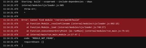 build fails locally and on vercel with the same error · issue 876
