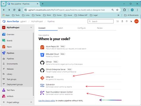 DevOps Pipeline Setup From GUI YAML
