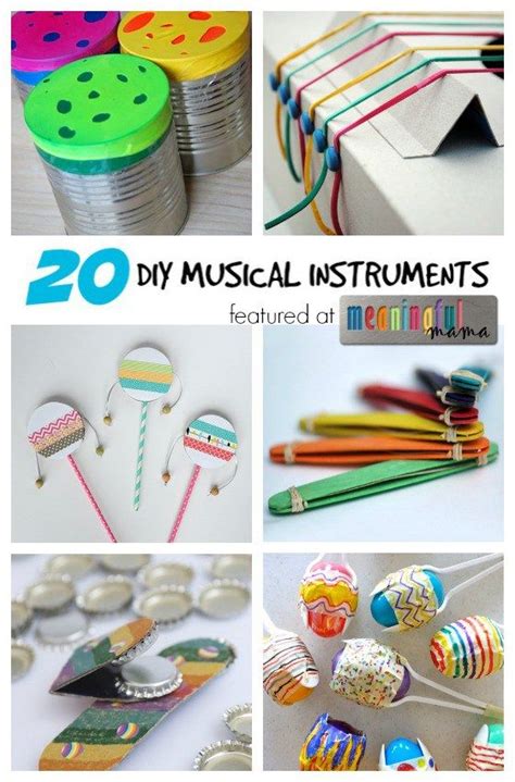 20 Diy Musical Instruments Homemade Musical Instruments Music Crafts Diy Instruments