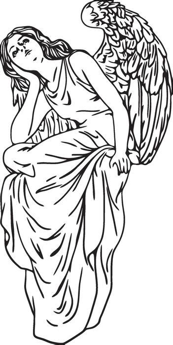 Angel Outline Vector Art Icons And Graphics For Free Download