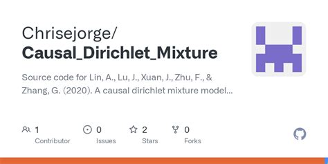 Github Chrisejorgecausaldirichletmixture Source Code For Lin A Lu J Xuan J Zhu F