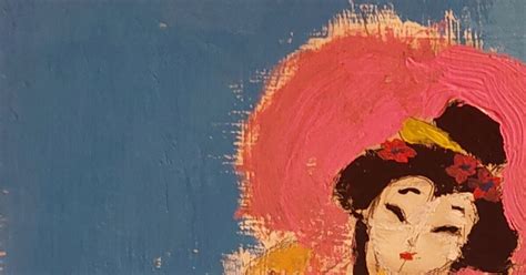 Японская девушка Картина Пикабу