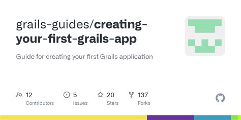 Github Grails Guidescreating Your First Grails App Guide For