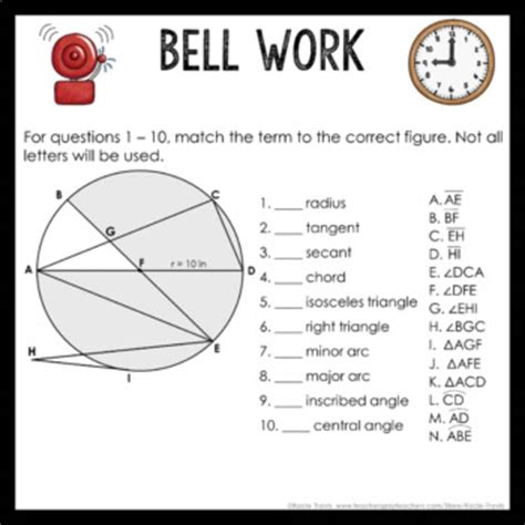 Circles Unit Bundle Geometry Curriculum Unit 6 By Kacie Travis Tpt