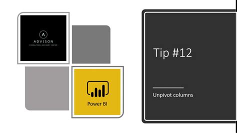 Advison On Linkedin Power Bi Quick Tips Unpivot Columns In Power Query