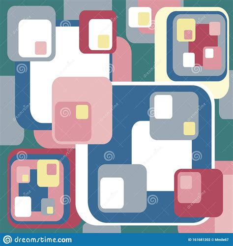 Abstract Cube Pattern Background Vector Graphic Illustration Stock