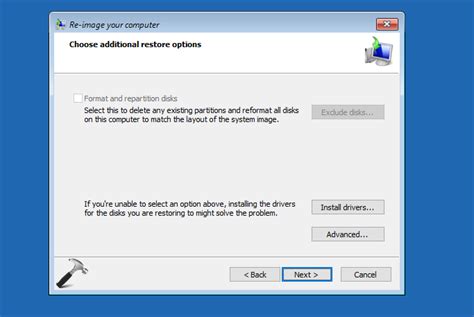 How To Restore Windows System Image