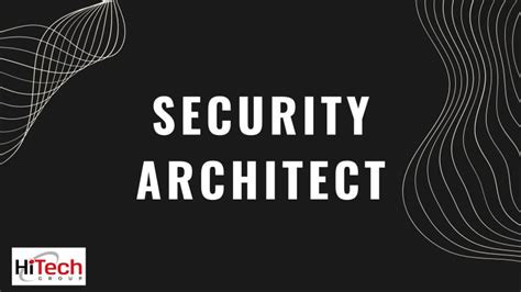 Hitech Group Australia On Linkedin Hitech Securityarchitect