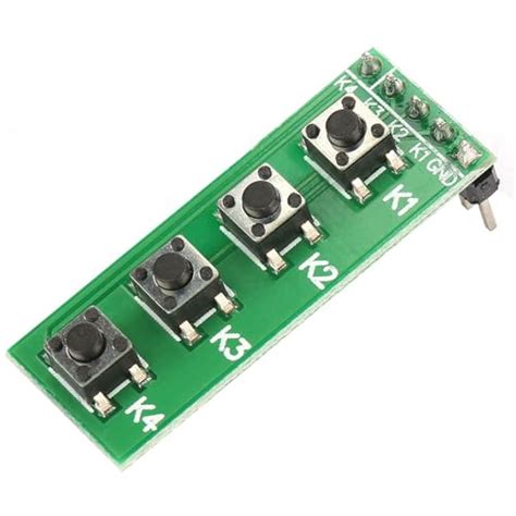 Review Of The Universal 4 Key Push Button Switch Module Electronikz