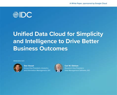 Unified Data Cloud For Simplicity And Intelligence To Drive Better