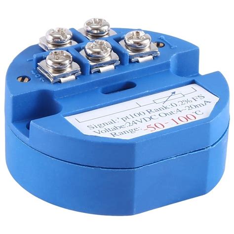 Rtd Pt100 Temperature Transmitter Module Thermal Resistance 50 100°c