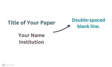 How To Use Line Spacing In APA TypeCite