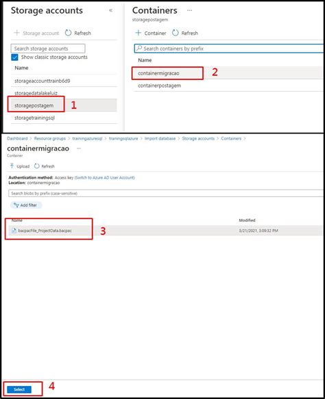 Azure Sql Database Migração Com Ssms Export Data Tier Application Consulta Bd
