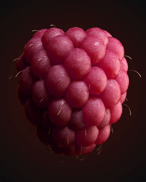 Procedural Raspberry On Behance
