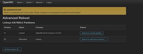 Linksys Ea7500v2 Dual Partition How To Flash Alternative Partition Installing And Using