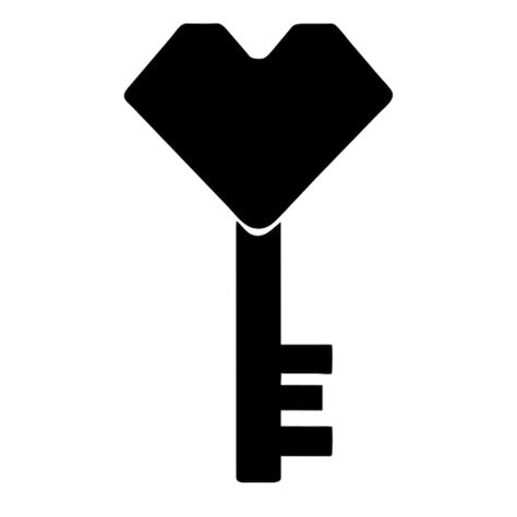 Premium Vector Wedding Key Pictogram