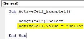 Vba Active Cell How To Find The Address Of Active Cell S Column Or Row