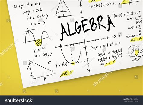 Mathematics Math Algebra Calculus Numbers Concept Stock Illustration