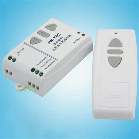Jw T02 Ac 220v 모터 무선 원격 제어 스위치 업 다운 스톱 관형 모터 컨트롤러 정방향 역방향 Tx Rx 래치 전기 장비 및 소모품
