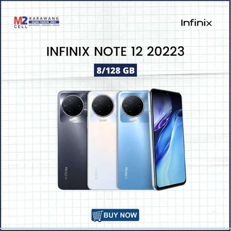 Jual INFINIX NOTE 12 2023 8/128 GB [GARASNI RESMI] di Seller M2 ...