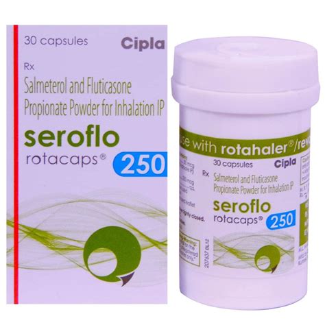 Seroflo Salmeterol Fluticasone Propionate Rotacaps Cipla Ltd Non