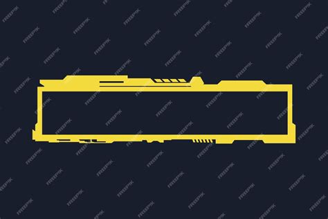 Premium Vector Digital Interface Hud Elements Set Pack User Interface Frame Screens Callouts