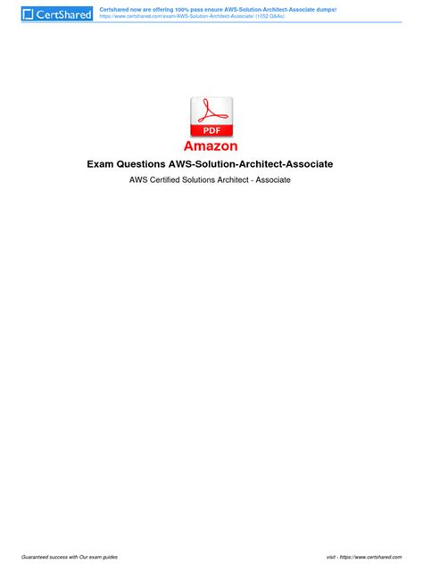 Aws Solution Architect Associate Exam Questions Pdf Encryption Amazon Web Services