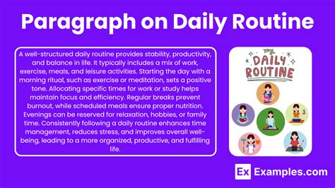 15+ Paragraph on Daily Routine Examples