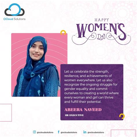 Abeera Naveed On Linkedin Happywomansday Happyinternationalwomensday Womenempowerment