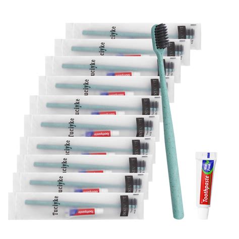 Disposable Toothbrush With Paste Pack Of 30 Individually Wrapped For
