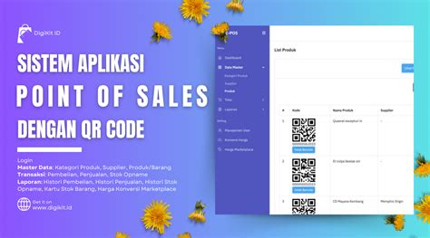 Source Code Point Of Sales Qrcode Berbasis Web Laravel Digikit