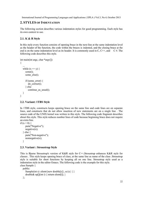 Impact Of Indentation In Programming Pdf